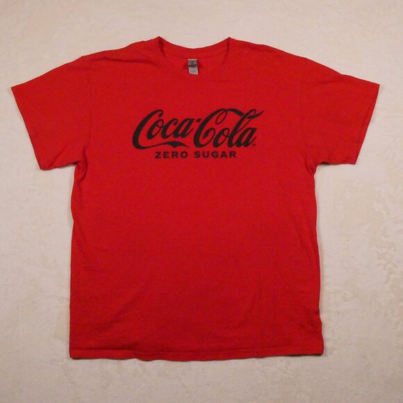 Coca Cola | Shirts | Coke Zero Tshirt Coca Cola Red Black Fridge ...